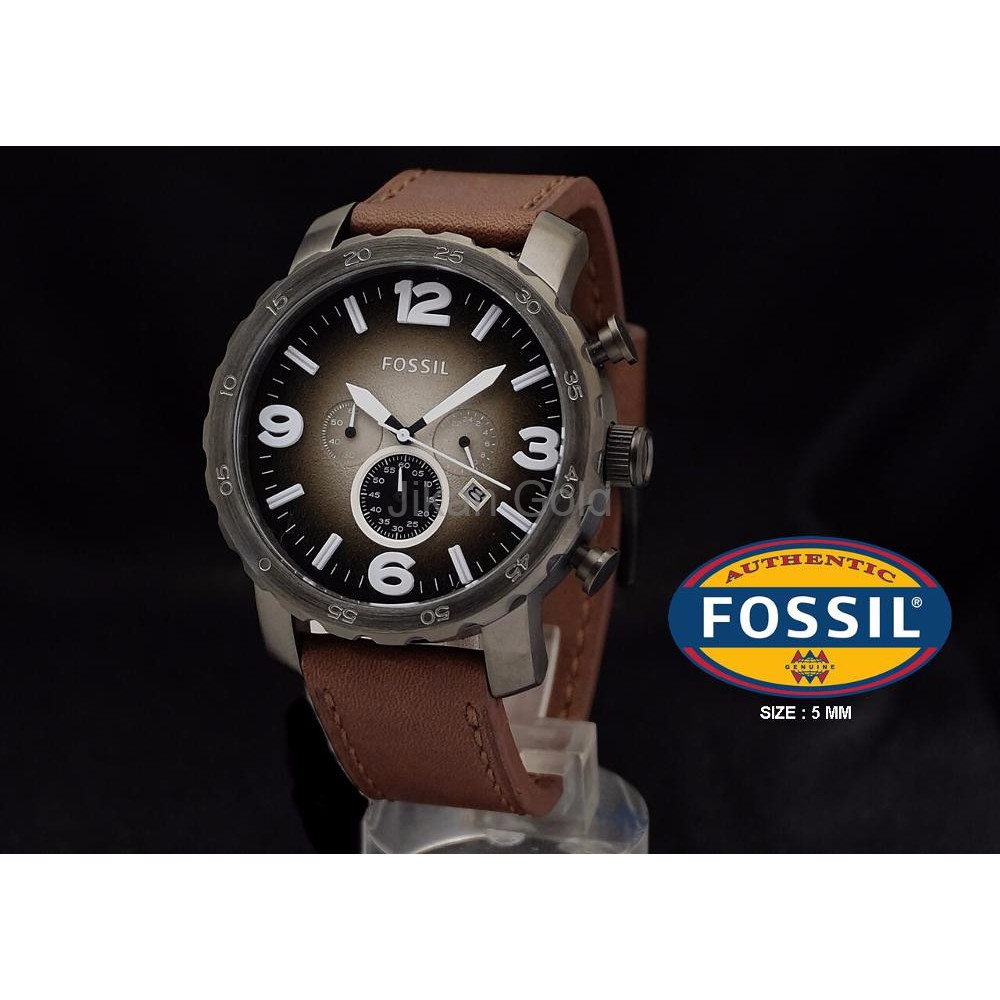 Jual jam tangan Fossil dark borwn 5cm original BM | Shopee Indonesia