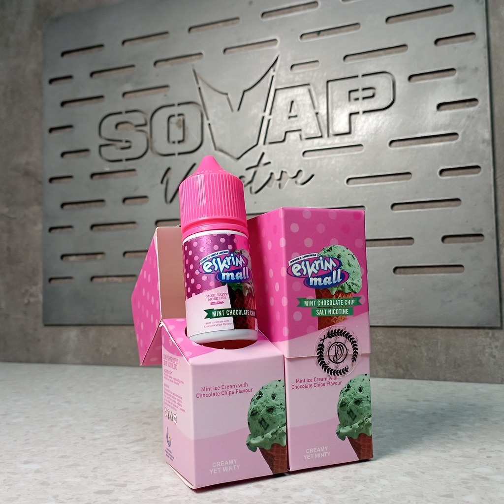 Jual Es Krim Mall V1 Mint Chocolate Chip 30mg 30ml Salt Nic | Shopee ...