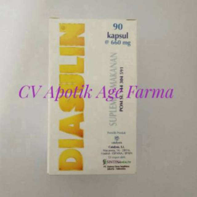 Jual Diasulin Capsule isi 90 - Original Warranty (Sintesa) | Shopee ...