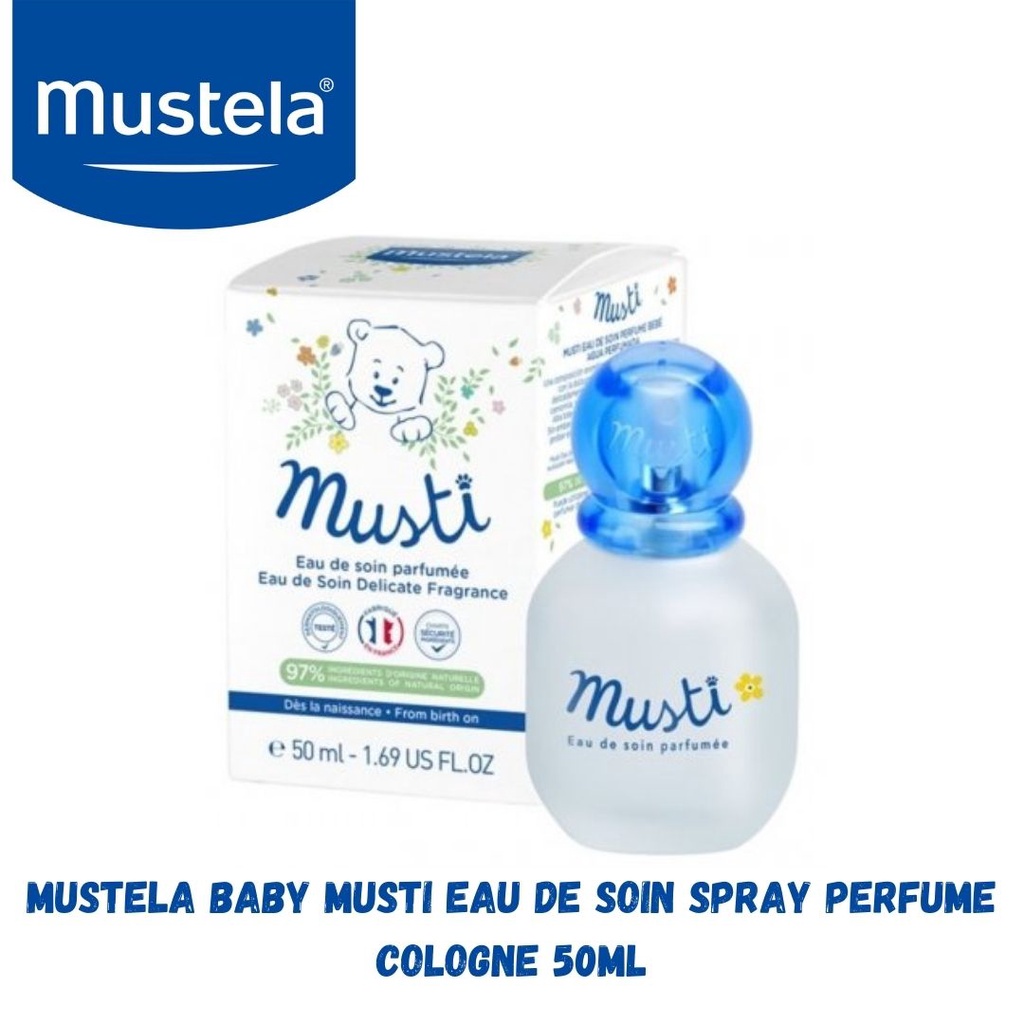 Jual Mustela Baby Musti Eau De Soin Spray Perfume Cologne 50ml | Shopee ...