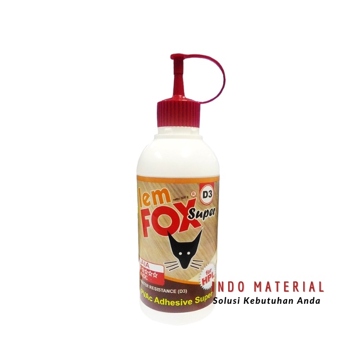 Jual Lem Fox PVAc Super D3 Botol Squeeze 500 gr | Shopee Indonesia