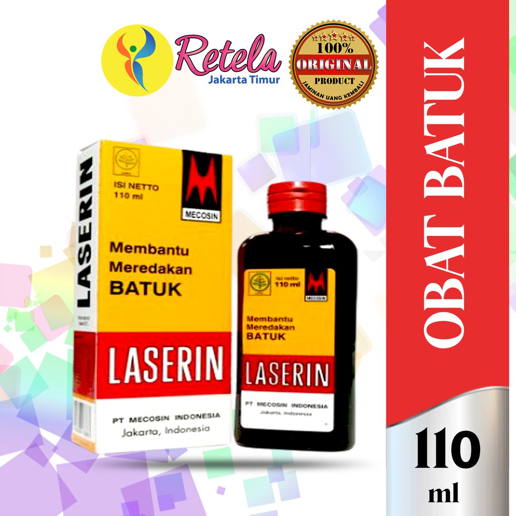 Jual Laserin Sirup Obat Batuk - Isi 110 Ml | Shopee Indonesia