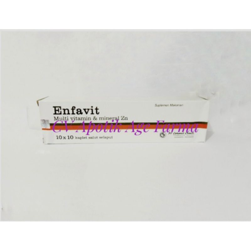 Jual Enfavit Caplet isi 100 (Coronet) | Shopee Indonesia
