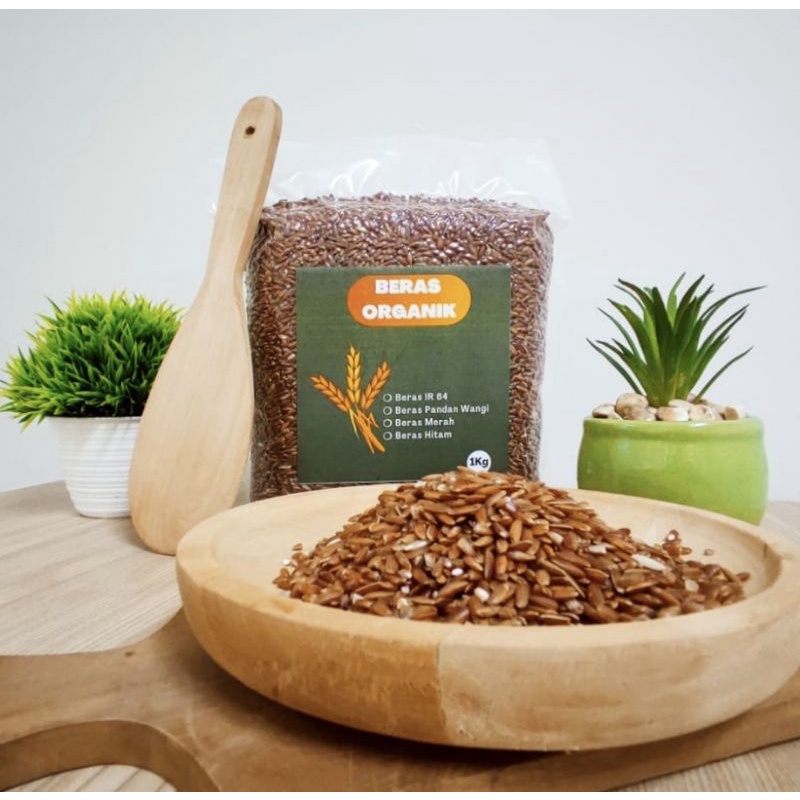 Jual Beras merah organik 1 kg | Shopee Indonesia