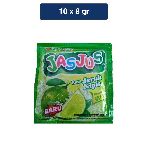 Jual Jas Jus Jeruk Nipis Sachet 10 x 8 gr | Shopee Indonesia