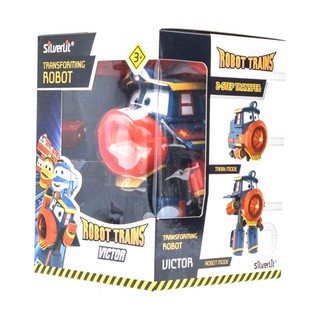 Jual TRANSFORMER VICTOR ROBOT TRAINS SILVERLIT TRANSFORMING ROBOT 10 CM ...