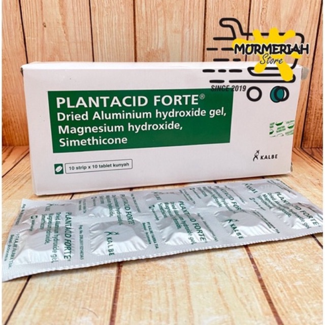 Jual PLANTACID FORTE Tablet Strip isi 10 tablet-Obat Maag,Kembung ...