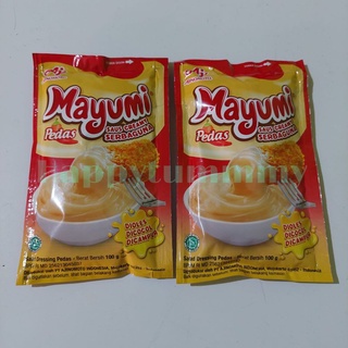 Jual Mayumi Saus Mayo Original Pedas Sachet 100g Mayonnaise Mayonais ...