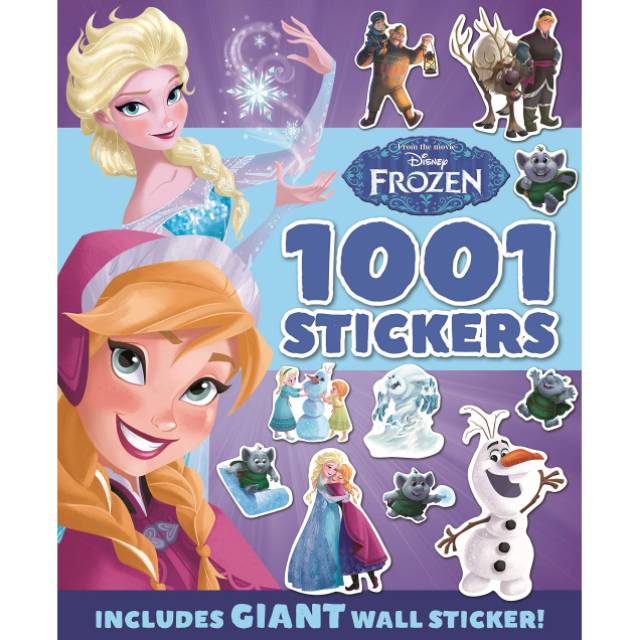 Jual 1001 stickers Disney Frozen Elsa Book Buku Stiker Anak | Shopee ...