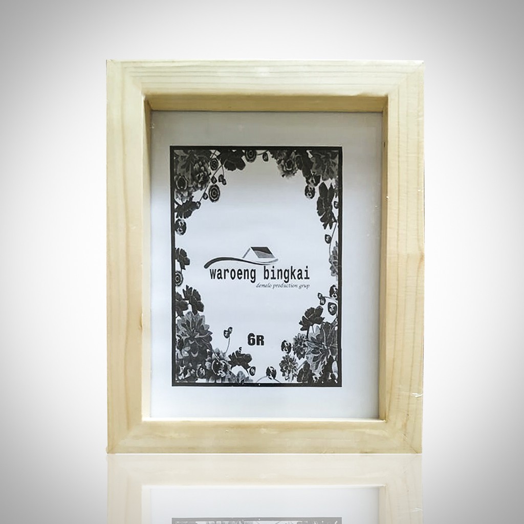 Jual FRAME BINGKAI FOTO KAYU UKURAN 6R 15X20CM JATI BELANDA | Shopee ...