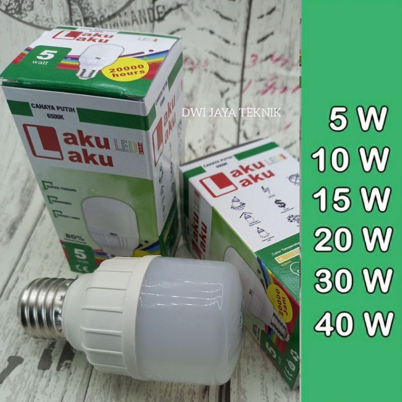 Jual Bohlam Lampu LED Laku Laku 5 watt Lakulaku 5watt Laku Laku 5w LED murah LED | Shopee Indonesia