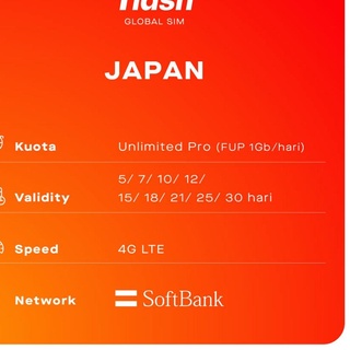 Jual Sim Card Japan Unlimited Data - FUP 1GB/ hari (Simcard Jepang ...