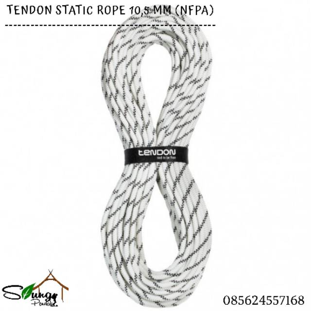 Jual Tali Karmantel Tendon Static 10,5 mm NFPA / 200 m Original Safety ...