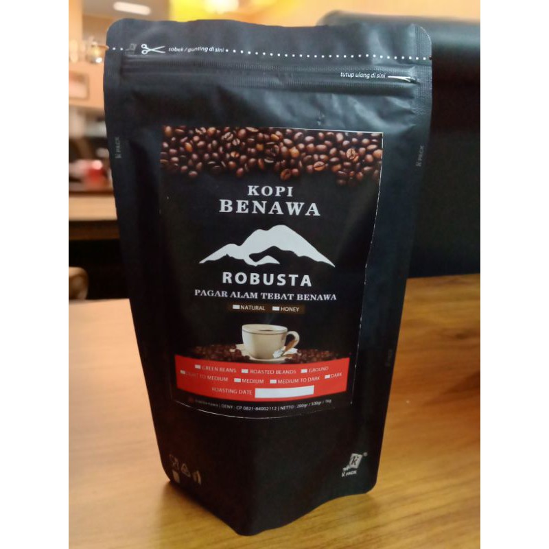 Jual Kopi Benawa Robusta Pagar Alam 200 Gr | Shopee Indonesia