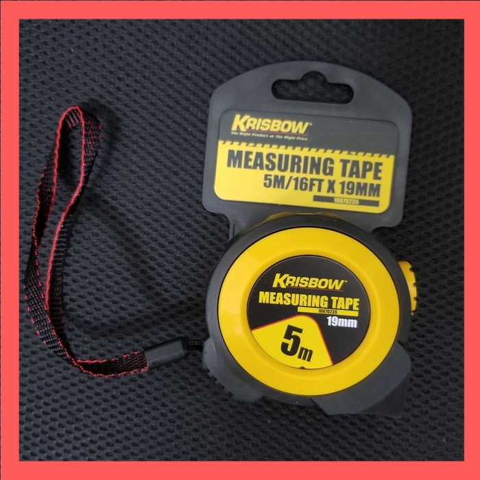 Jual Meteran 5m Krisbow / Measuring tape 5m | Shopee Indonesia