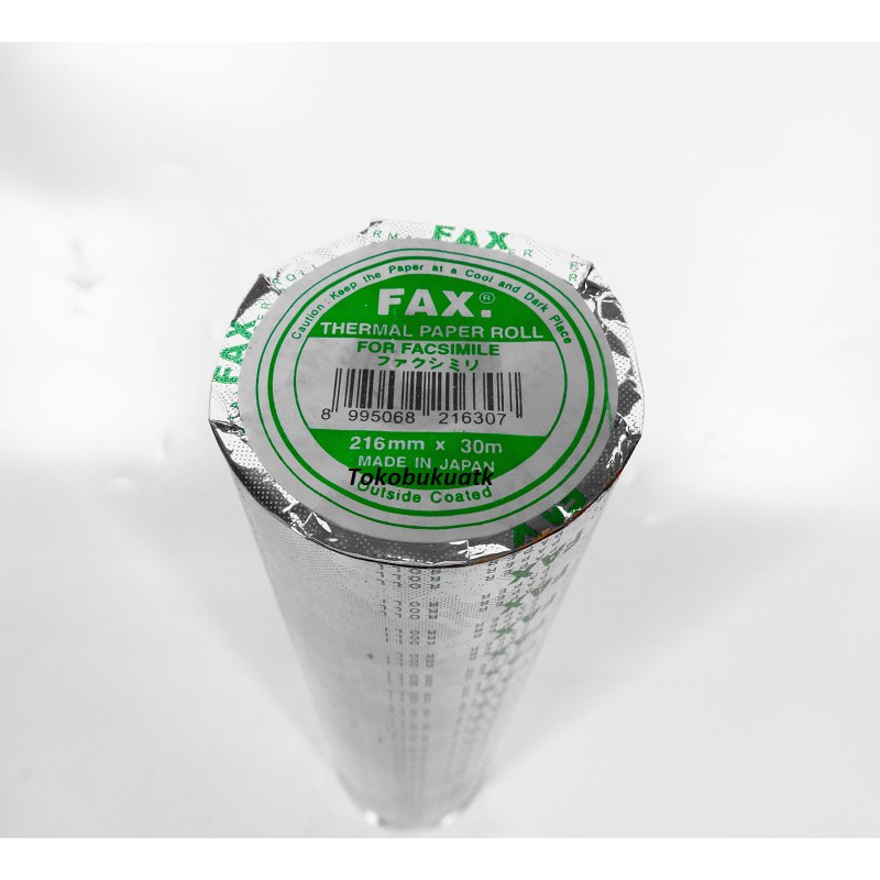 Jual Kertas Fax Ukuran 216 Mm X 30 M | Shopee Indonesia