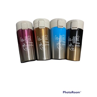 Jual Thermos Kecil Mini Termos kopi Stainless Steel Vacum Tumbler 380ml ...