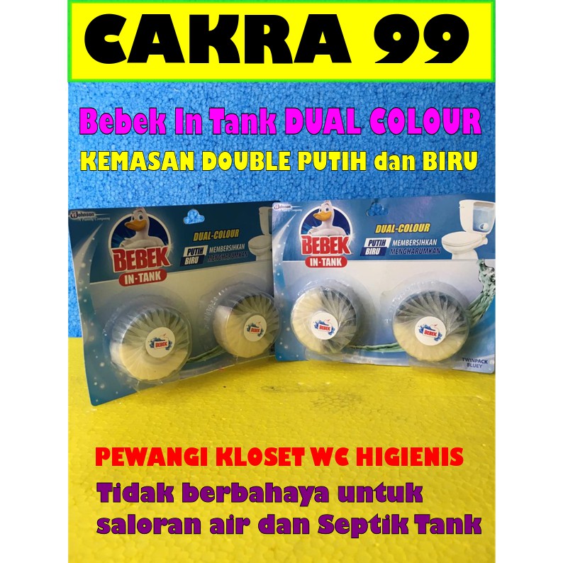 Jual Pembersih WC Kloset Bebek in Tank kemasan double Twin Pack Bluey ...