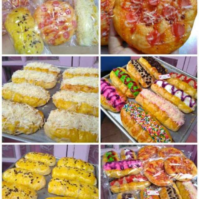Jual Roti Min 12pc pizza manis coklat keju mini pizza roti empuk coklat ...