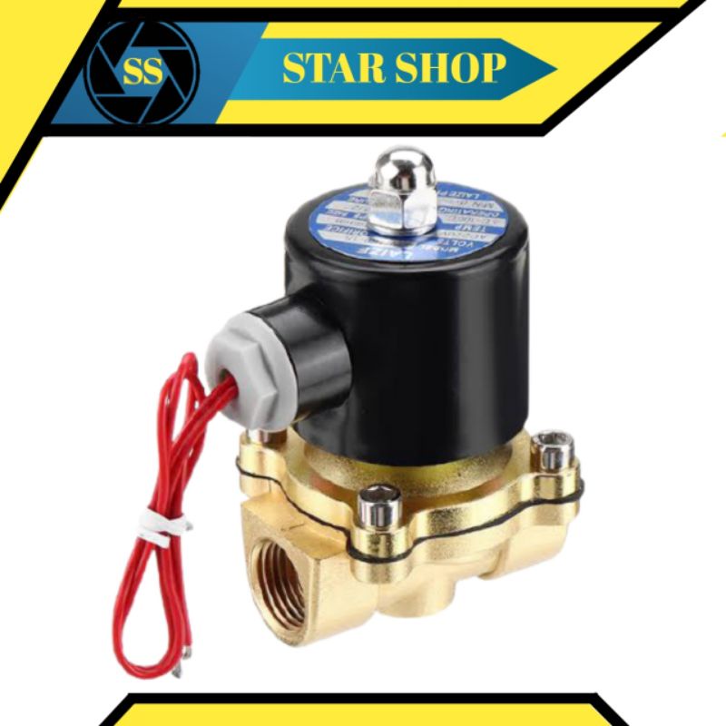 Jual Electric selenoid valve 1/2"/solenoid valve 1/2 inch 220VAC | Shopee Indonesia