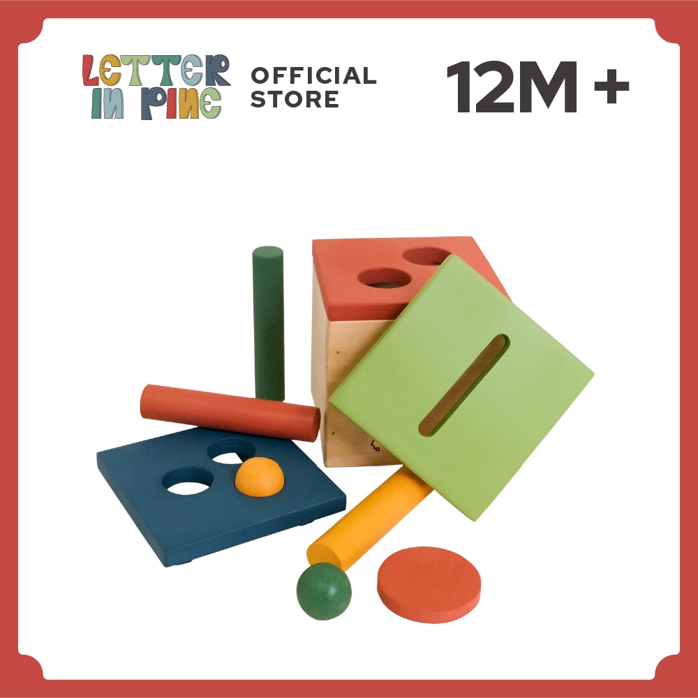 Jual LETTERINPINE NEW Baby Busy Box - Mainan Kayu Edukasi Bayi Kotak ...