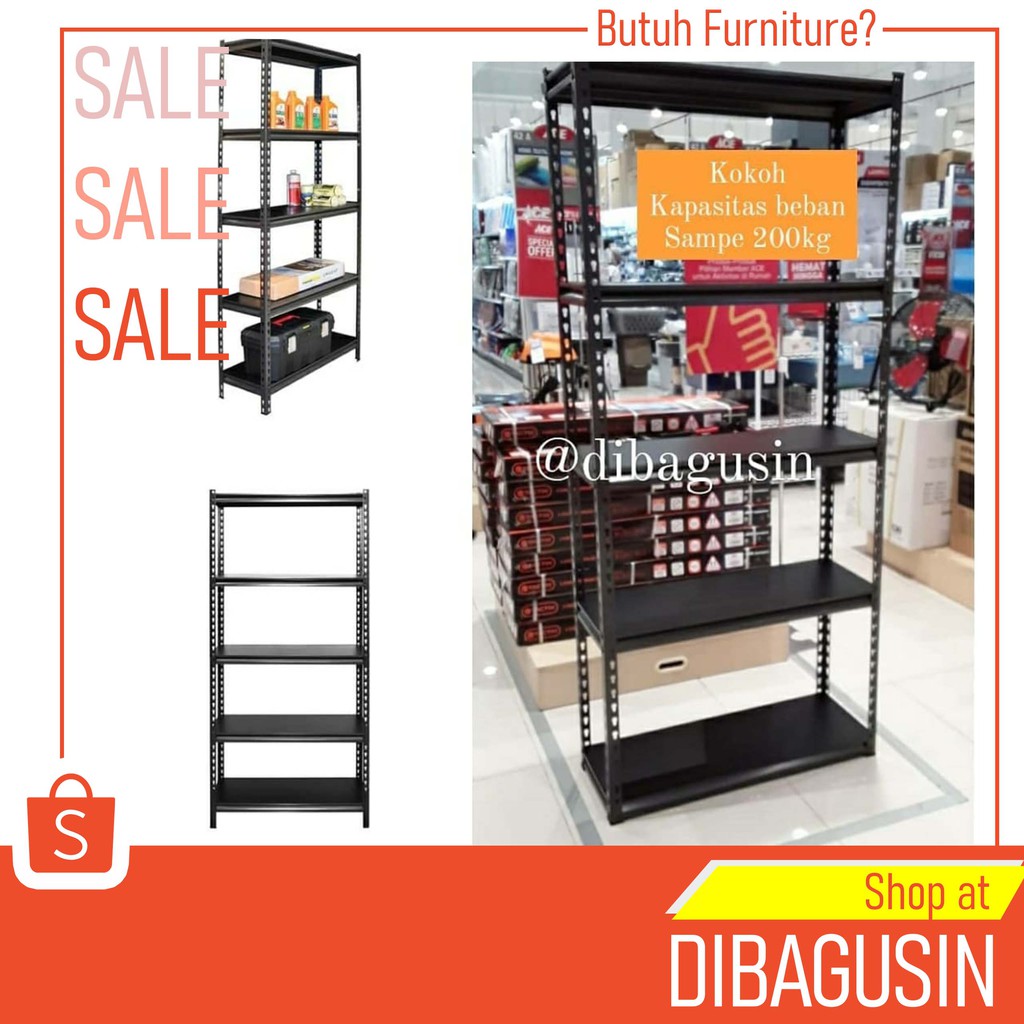 Jual Rak industrial Rak Heavy Duty 4 tingkat | Shopee Indonesia