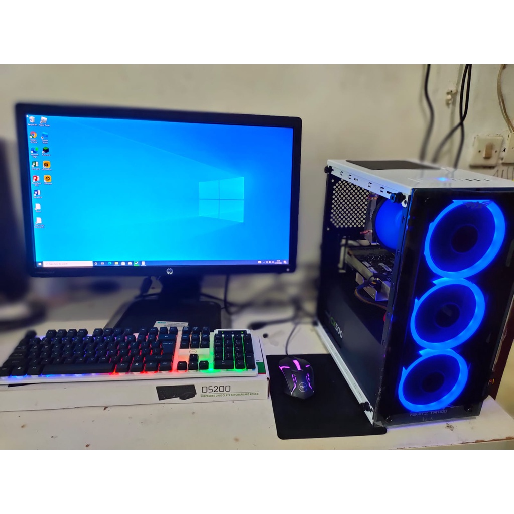 Jual Pc Gaming FX 4100 feat GTX 960 DDR5 komplit monitor | Shopee Indonesia