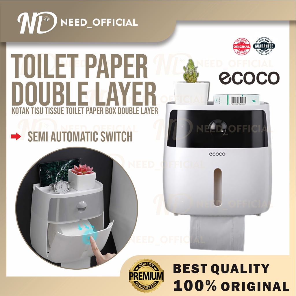 Jual Kotak Tisu Tissue Storage Toilet Paper Box Dispenser / Tempat Tissue Modern Tissue Box ...