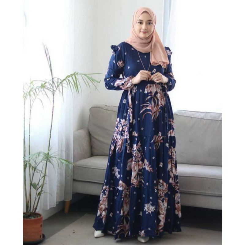 Jual Kahyang Gamis Original (ziper depan) | Shopee Indonesia