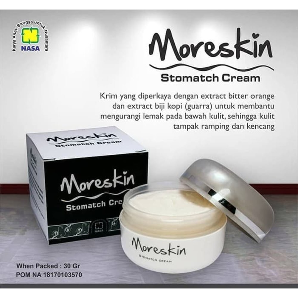 Jual NASA STOMACH CREAM MORESKIN STOMATCH CREAM NASA ORIGINAL | Shopee ...