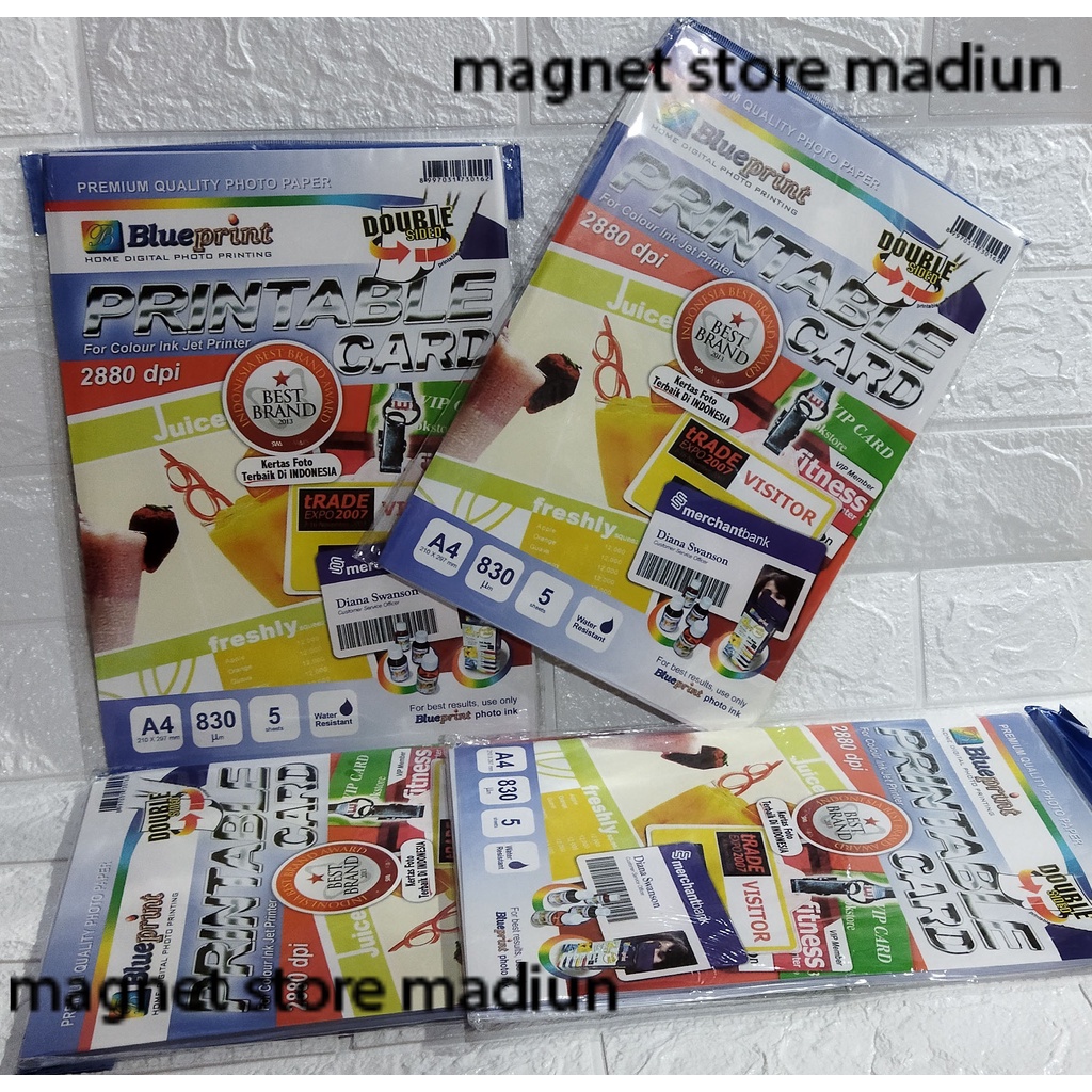 Jual Kertas PVC ID Card Blueprint | Shopee Indonesia