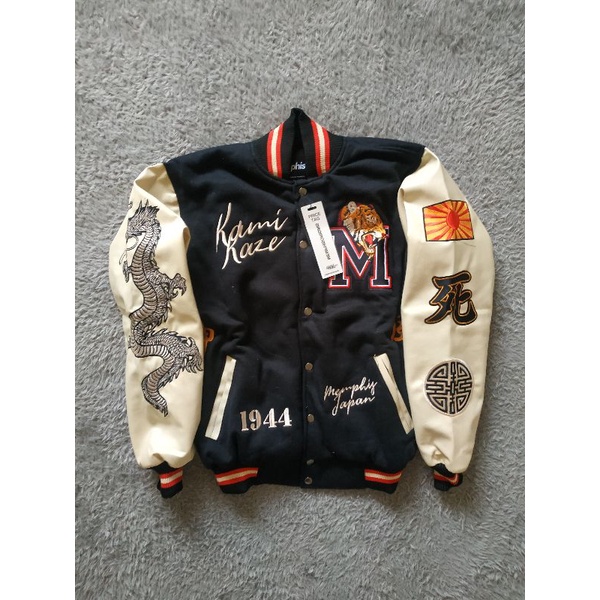 Jual Varsity Jacket Kamikaze Memphis Origins | Shopee Indonesia