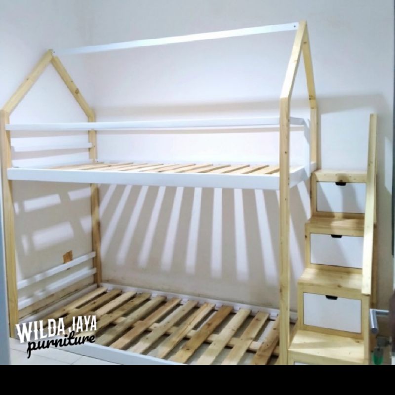 Jual Tempat Tidur Anak Tingkat Tangga Laci Shopee Indonesia