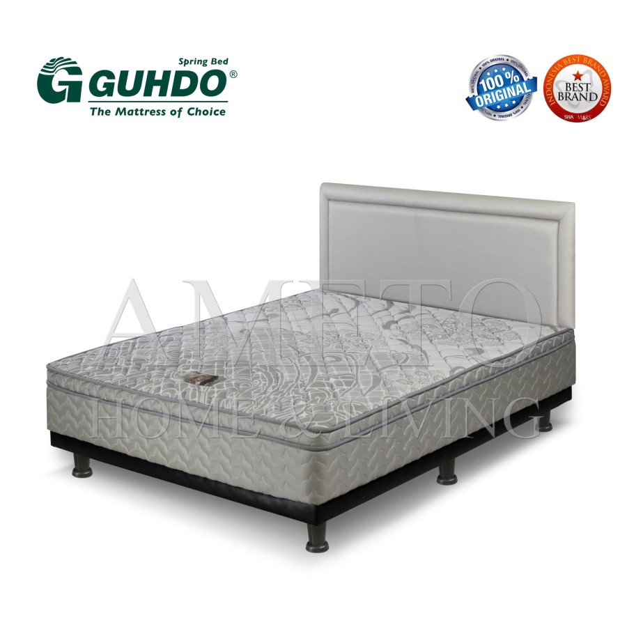 Jual Guhdo Springbed Multi Bed Standard plush Top 160x200 HB Prospine Full Set | Shopee Indonesia