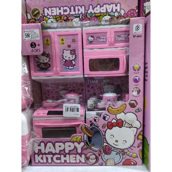 Jual Mainan Masakan Happy kitchen Set Happy Cooking Hello Kitty/ Frozen ...