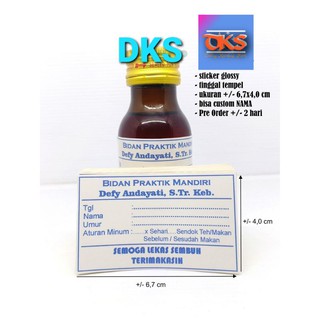 Jual stiker Obat 100 pcs | Shopee Indonesia