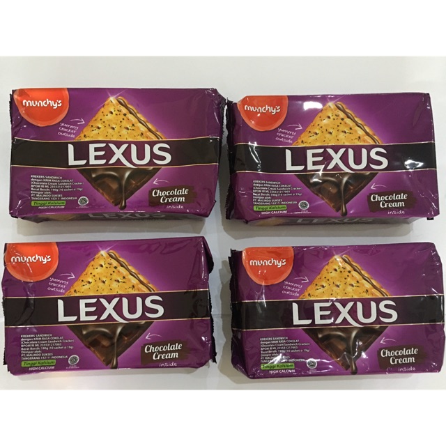 Jual LEXUS CRACKERS SANDWICH ISI 10 SACHET | Shopee Indonesia