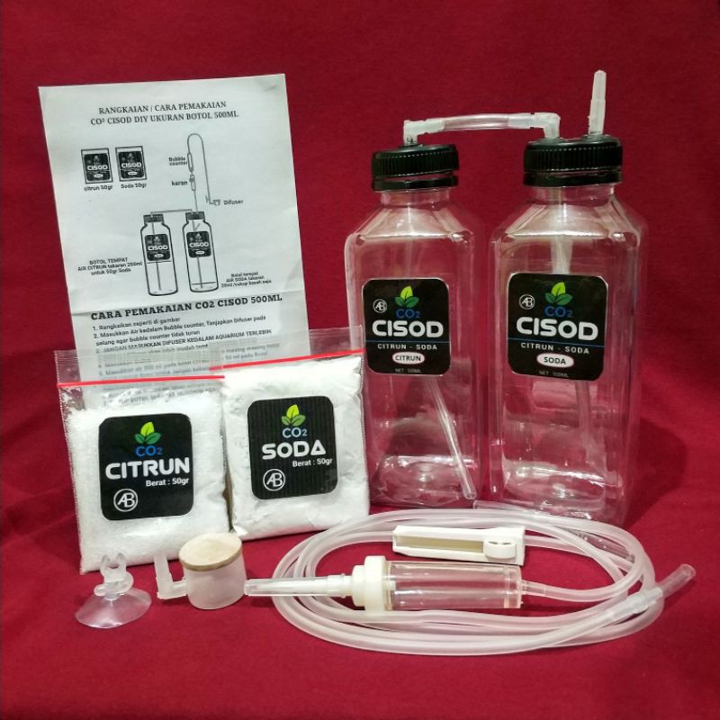 Jual CO2 CISOD DIY AQUASCAPE | DIFUSER KERAMIK [ TABUNG 500ML ] | Shopee Indonesia