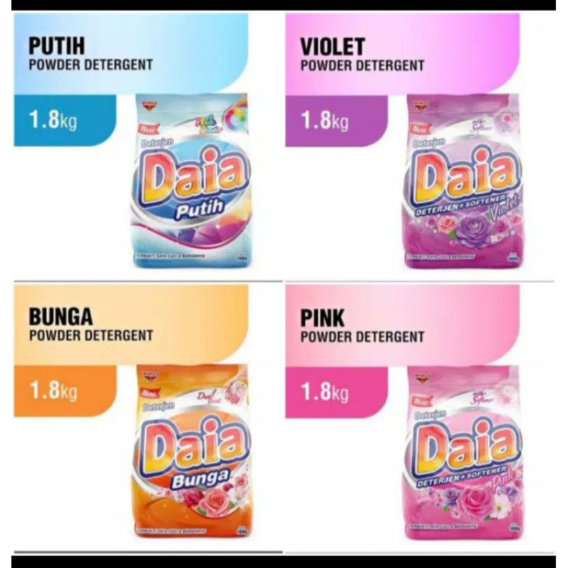 Jual Detergen Daia 1,7kg kemasan baru | Shopee Indonesia