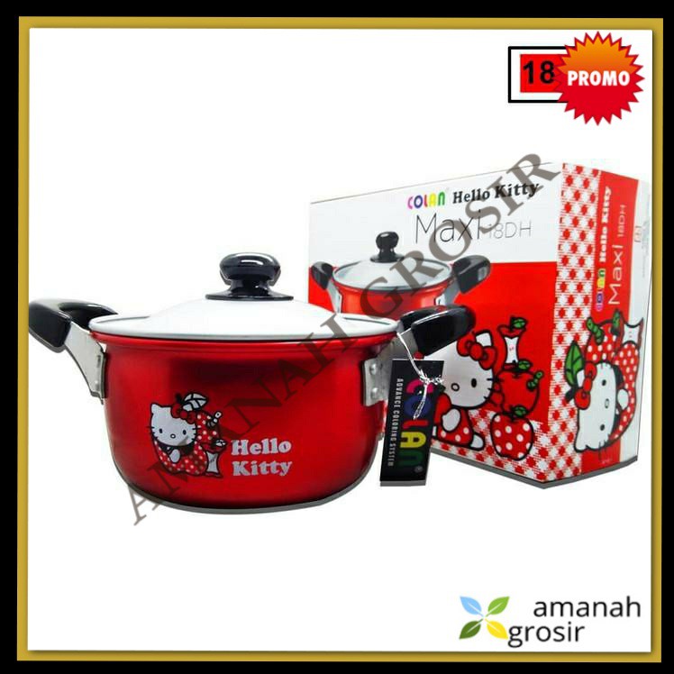 Jual Panci Hello Kitty Maspion Maxi Colan / Panci Alumunium Karakter ...