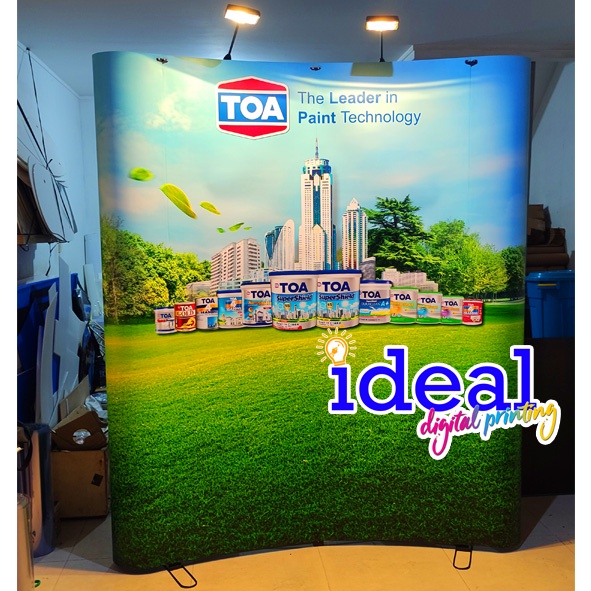 Jual Backdrop Backwall 3x2 lengkung curve (190x230cm) background ...