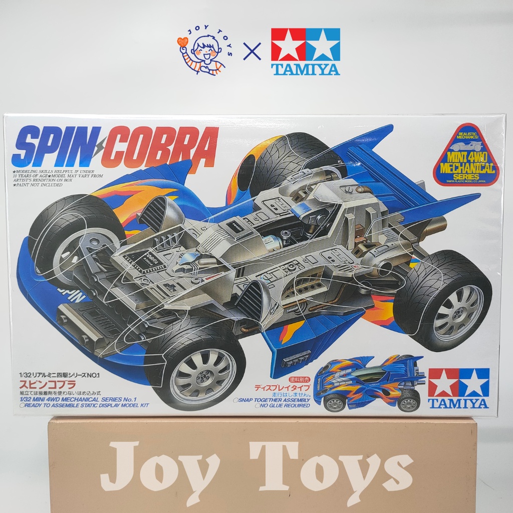 Jual TAMIYA ORIGINAL MINI 4WD MECHANICAL SERIES SPIN COBRA 1 PCS ...