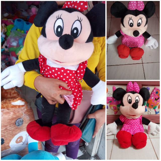 Jual BONEKA MINNIE MICKEY MOUSE KARAKTER MIKI MINI KARAKTER DISNEY ...