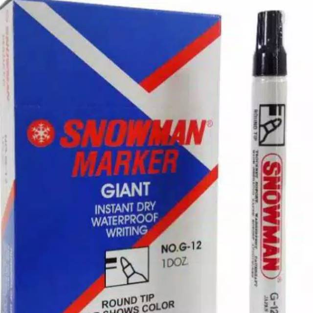 Jual Spidol permanent promo 1 dus isi 12 pcs | Shopee Indonesia