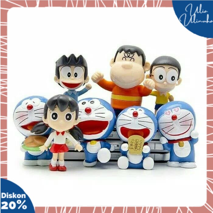 Jual Figure Doraemon Stand By Me Lengkap / Topper Cake Kue Doraemon ...