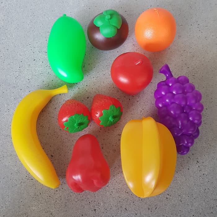 Jual Mainan Buah Buahan - Miniatur Buah Edukasi Mengenal Buah | Shopee ...
