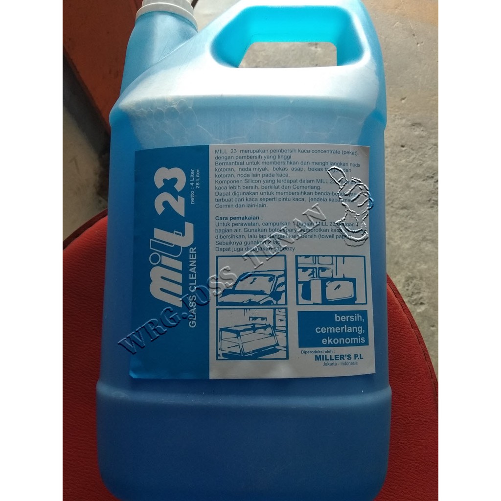 Jual MILLERS MILL 23 Glass Cleaner / Sabun Kaca & Cermin, 4 Liter ...