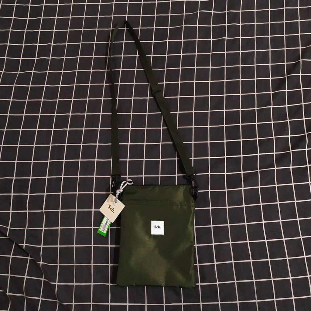 Jual SLING BAG SCH POKE 4 ARMY GREEN ORIGINAL 100% (COD) | Shopee Indonesia