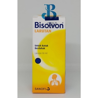 Jual Bisolvon solution syrup 50 ml drops cairan inhalasi nebulizer uap ...