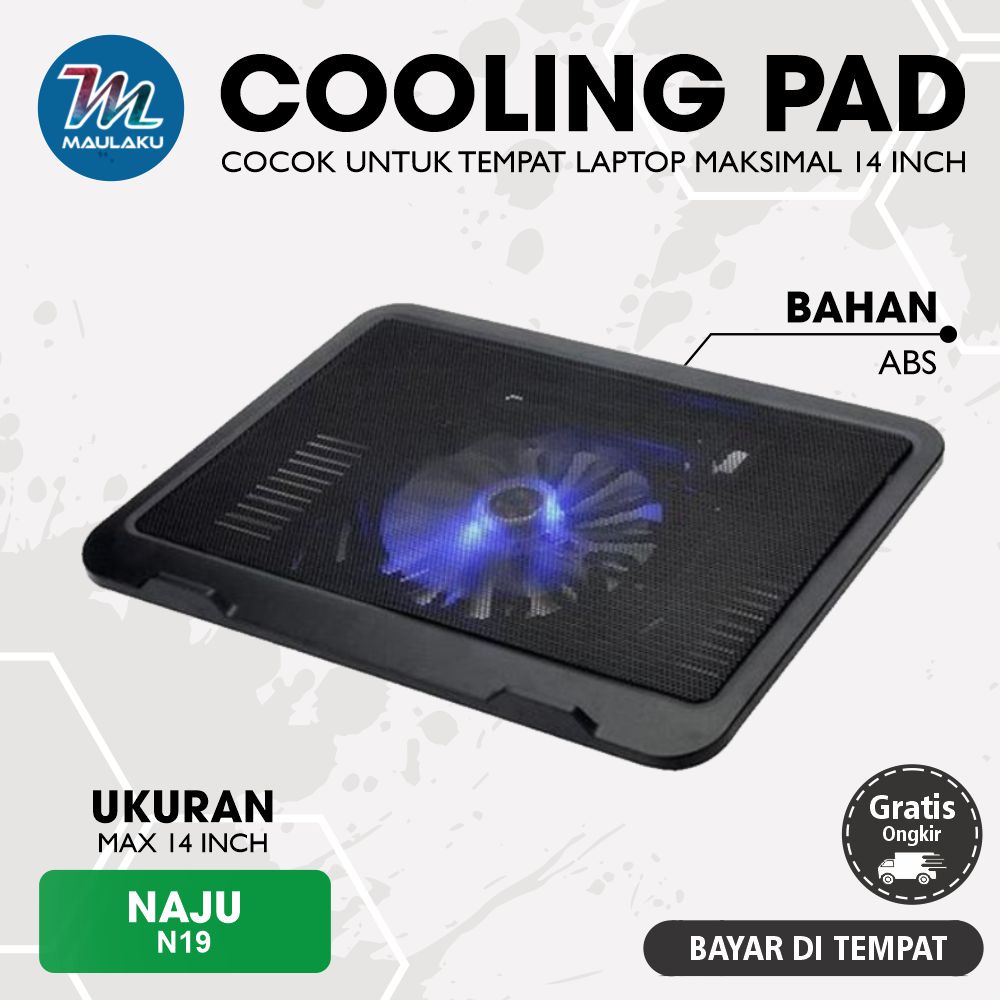 Jual Cooling Pad Kipas Laptop Notebook Kipas Pendingin Laptop 14 Inch ...